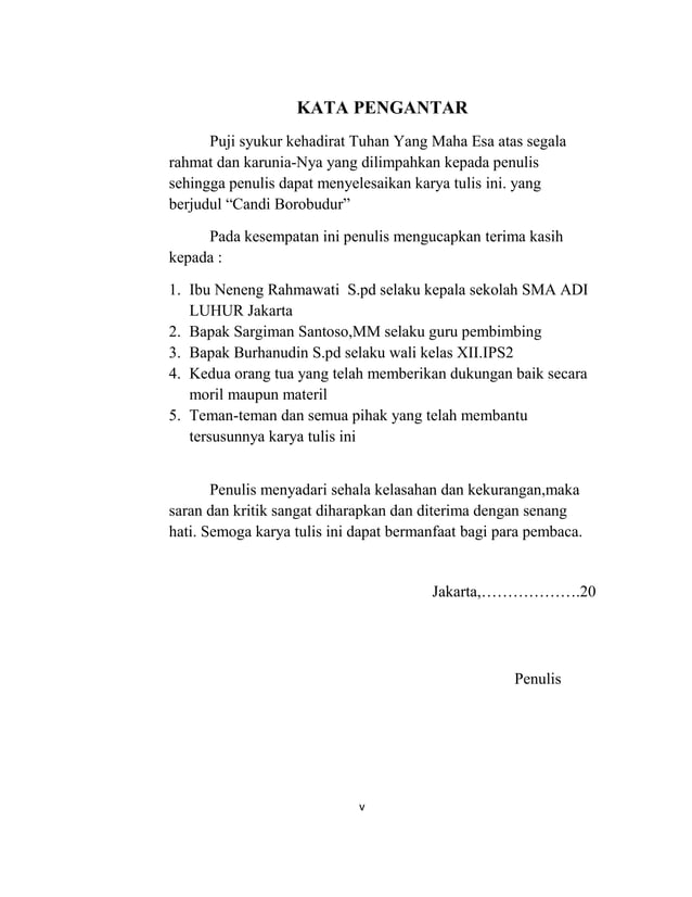 Kata pengantar | DOCX