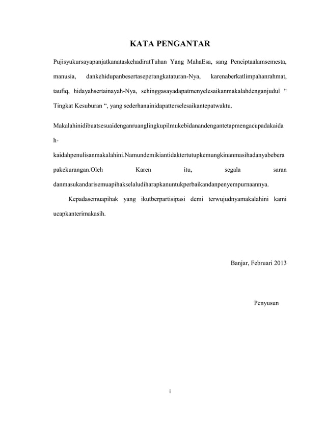 Kata pengantar | DOCX