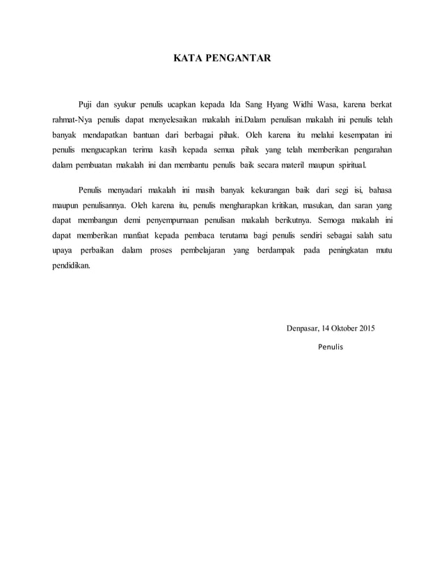 Kata pengantar | DOCX