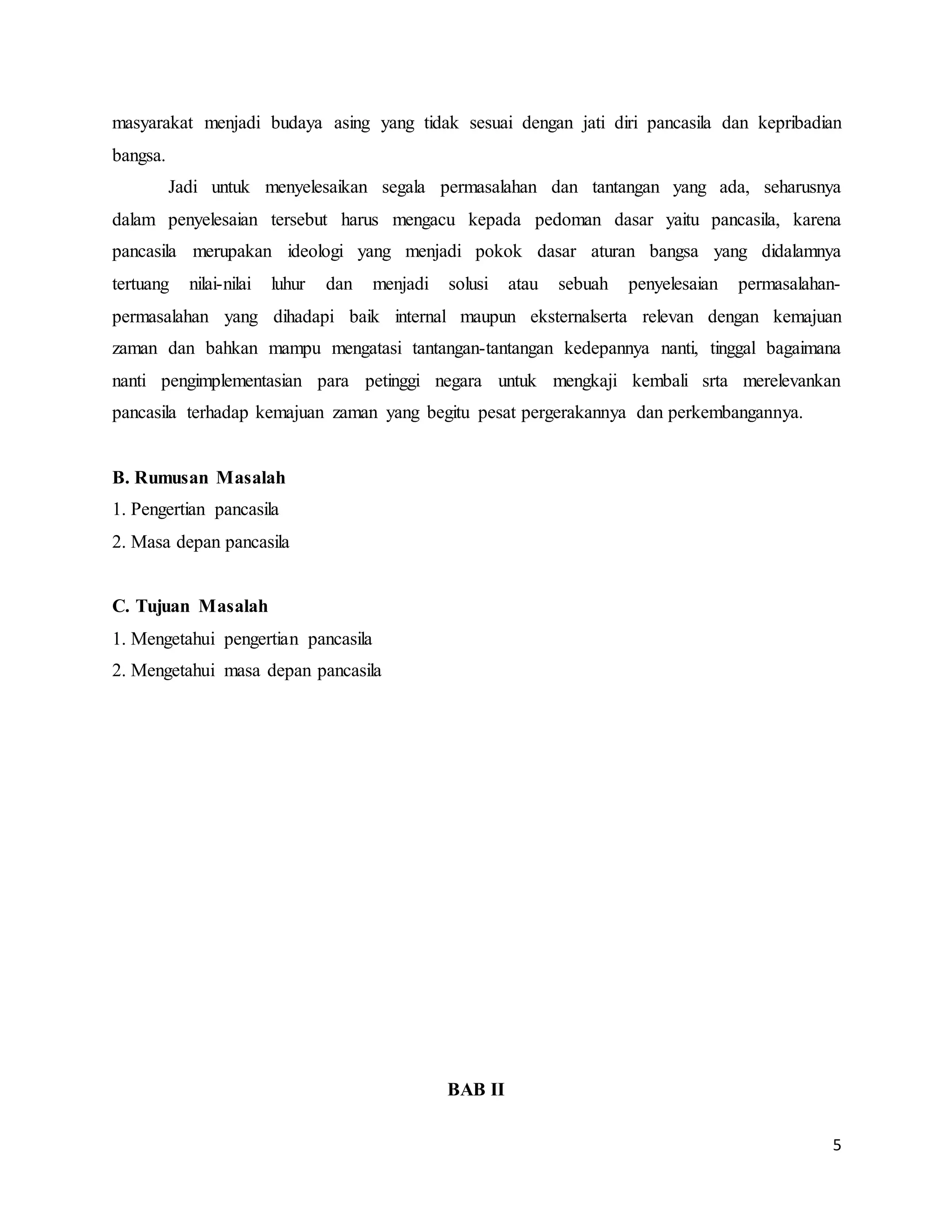 makalah pancasila | PDF