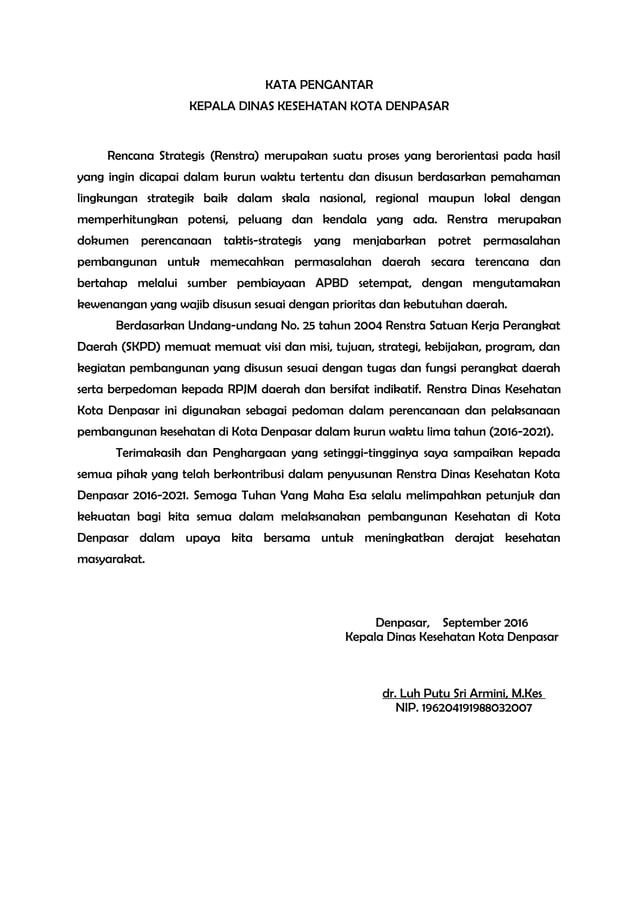 Kata pengantar | DOC