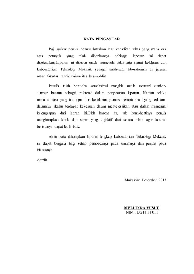 Kata pengantar | PDF