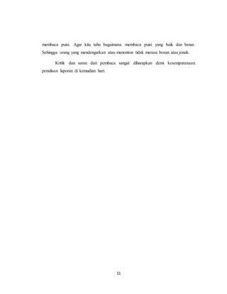 pengembangan keterampilan membaca | DOCX