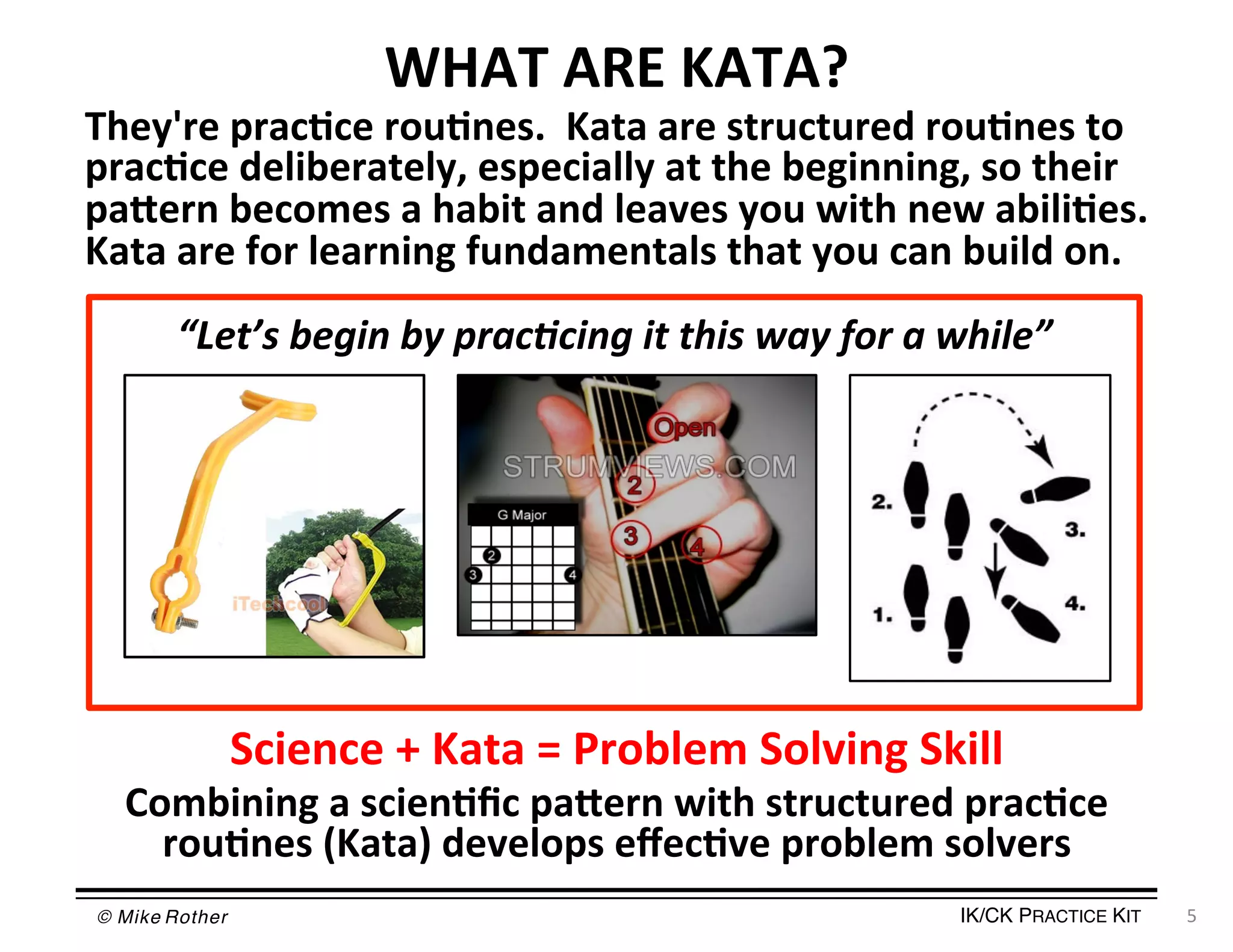 Kata practice kit | PPT
