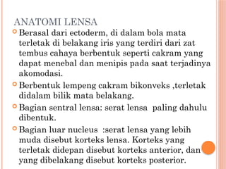 KATARAK. jenis katarak. tentang katarak. | PPTX