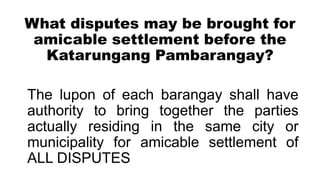 barangay justice | PPTX