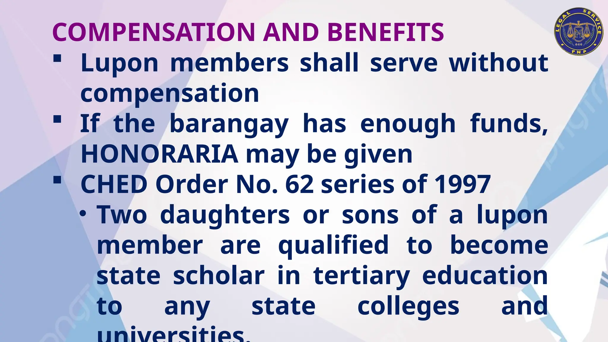 KATARUNGANG PAMBARANGAY.pptx....or the Barangay Justice System of the ...