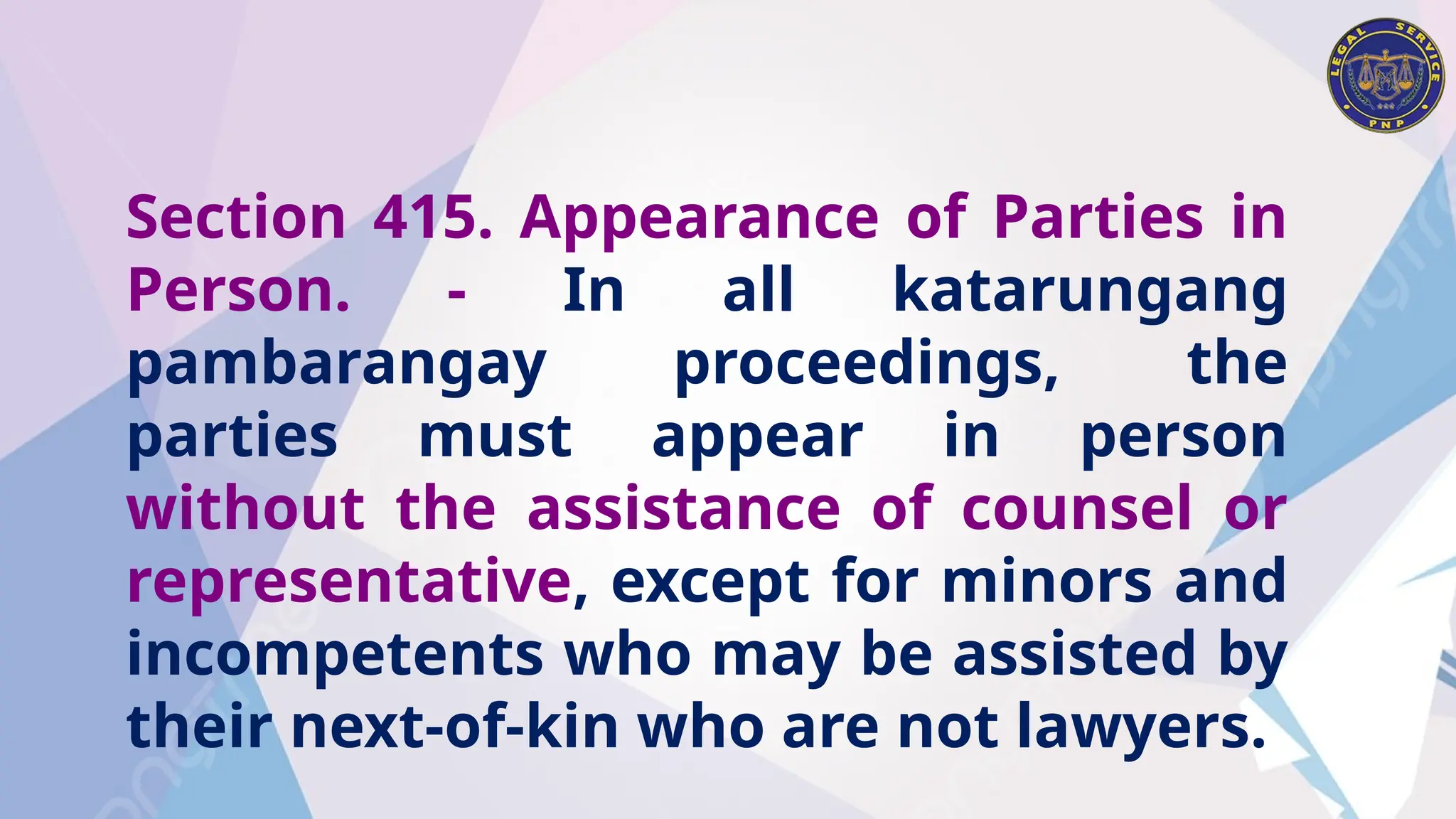 KATARUNGANG PAMBARANGAY.pptx....or the Barangay Justice System of the ...