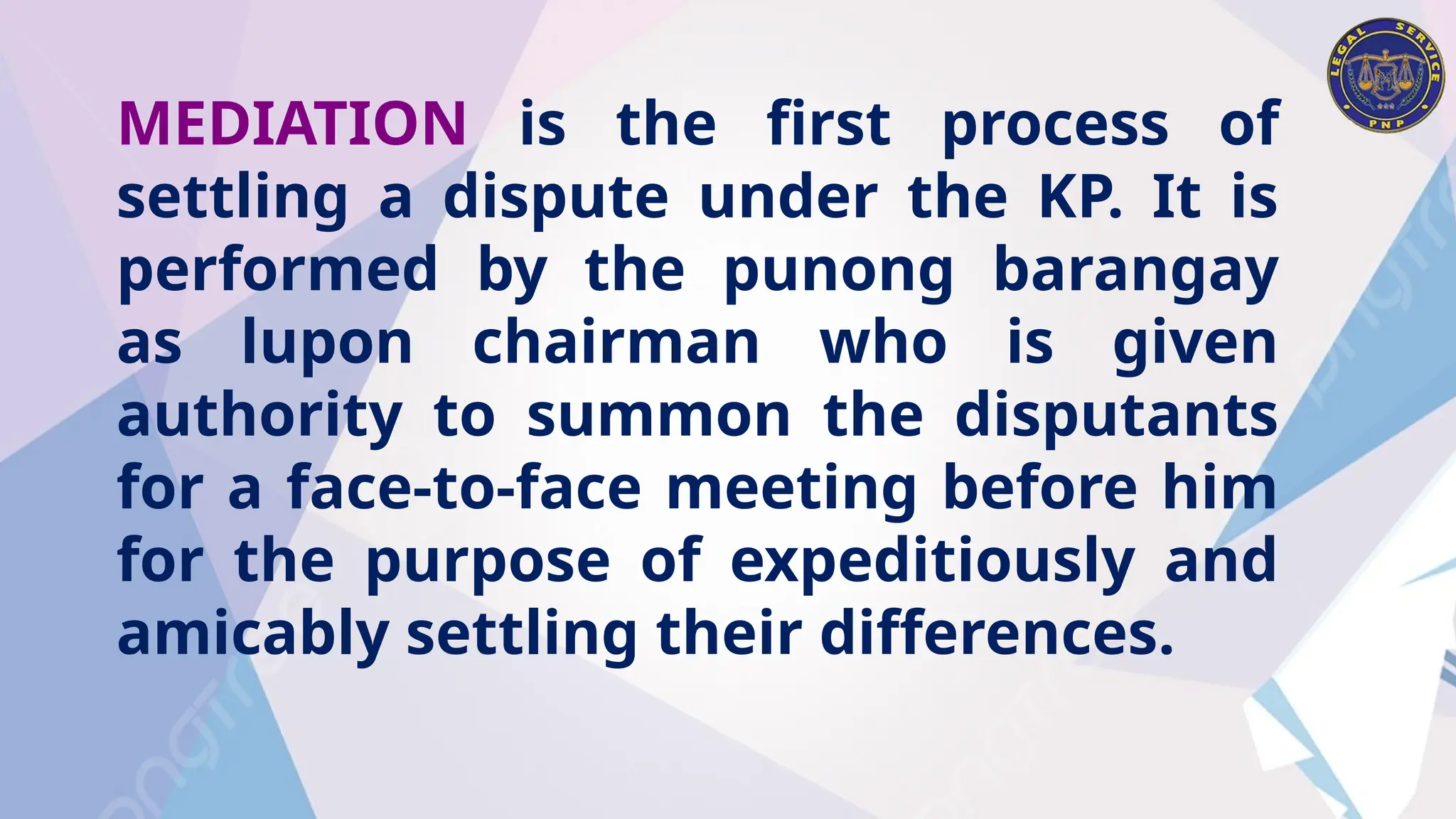 KATARUNGANG PAMBARANGAY.pptx....or the Barangay Justice System of the ...