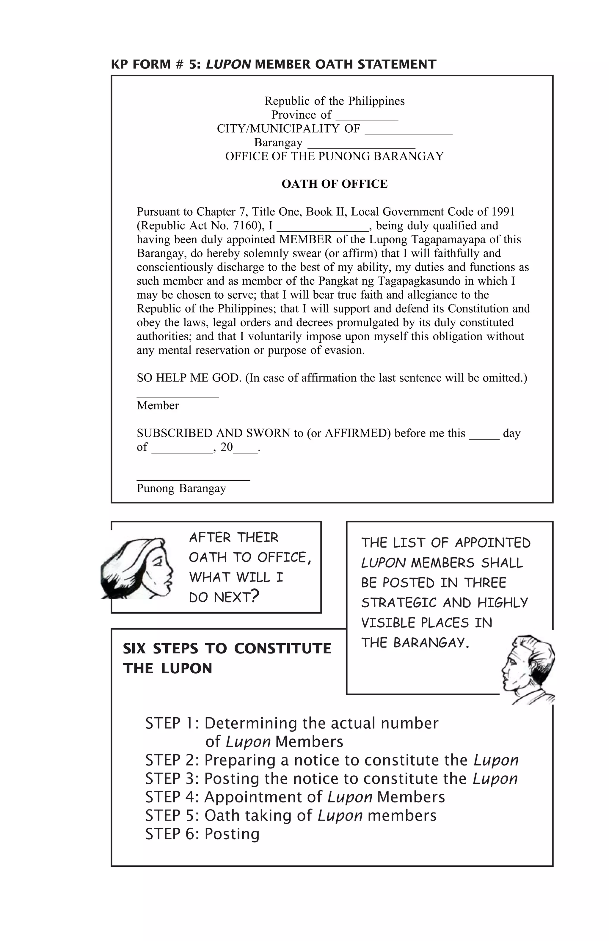 Katarungang pambarangay handbook 0 | PDF