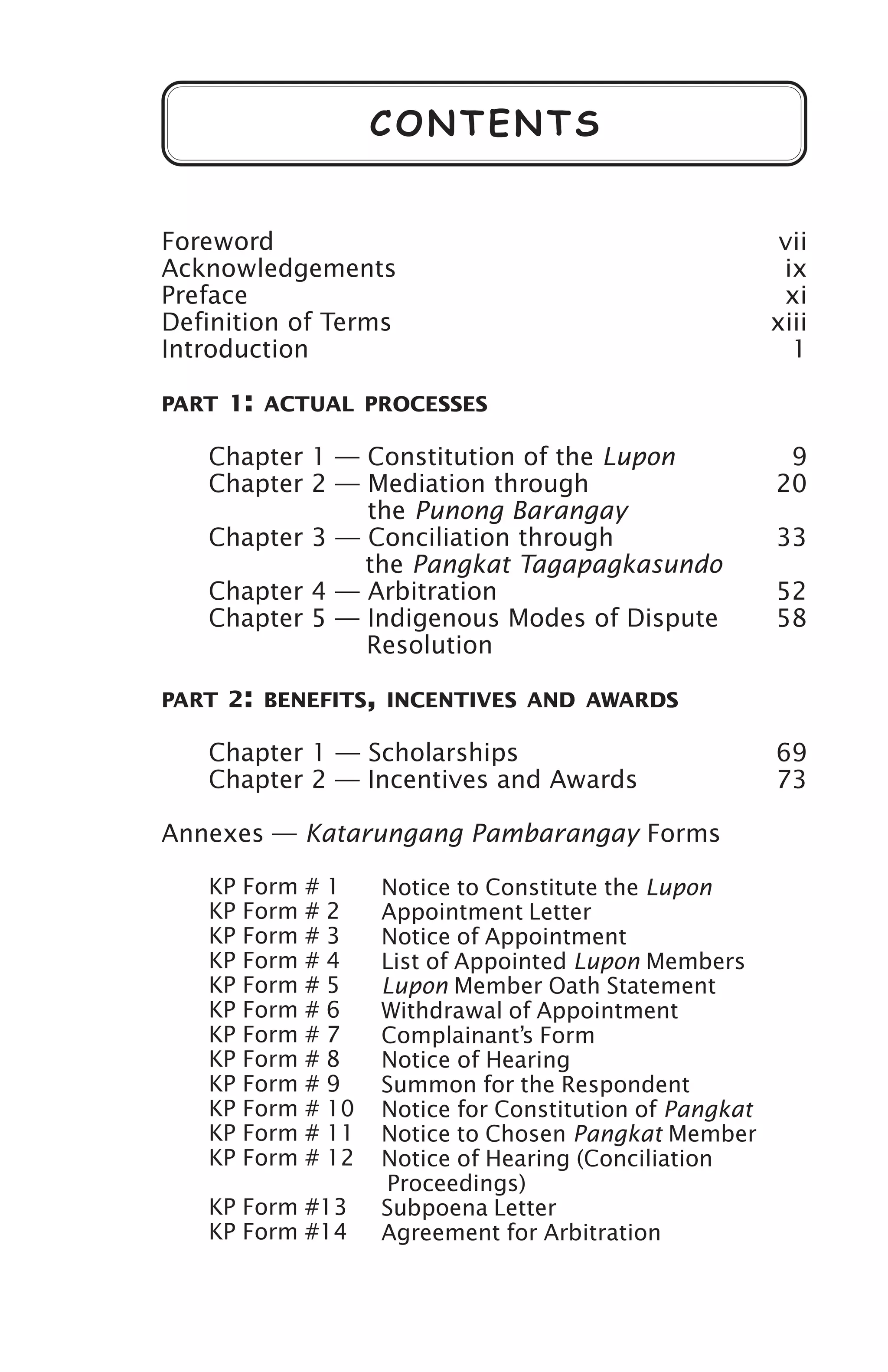 Katarungang pambarangay handbook 0 | PDF