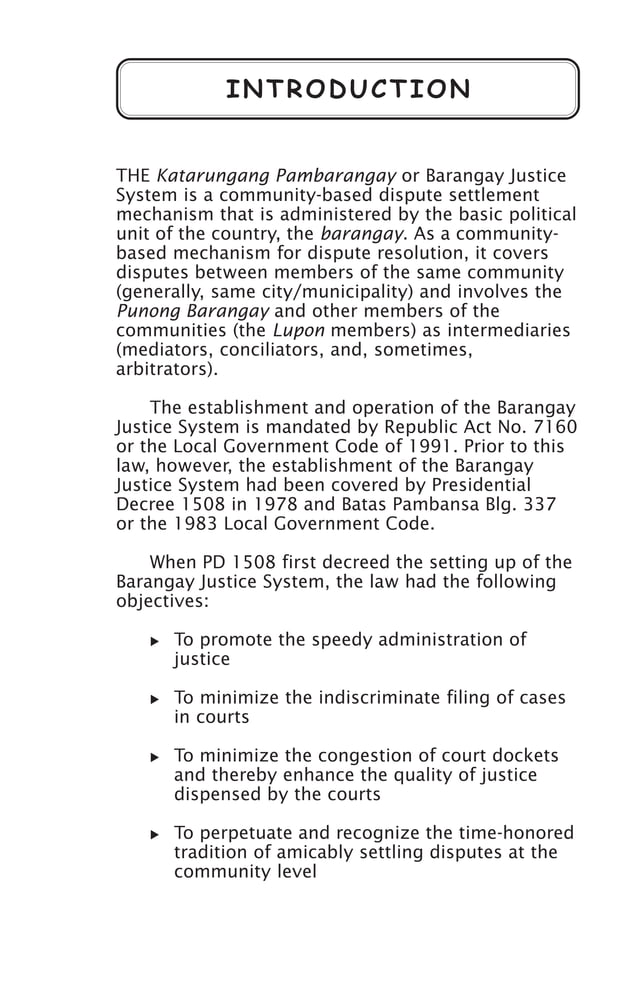 Katarungang pambarangay handbook 0 | PDF