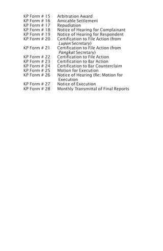 Katarungang pambarangay handbook 0 | PDF