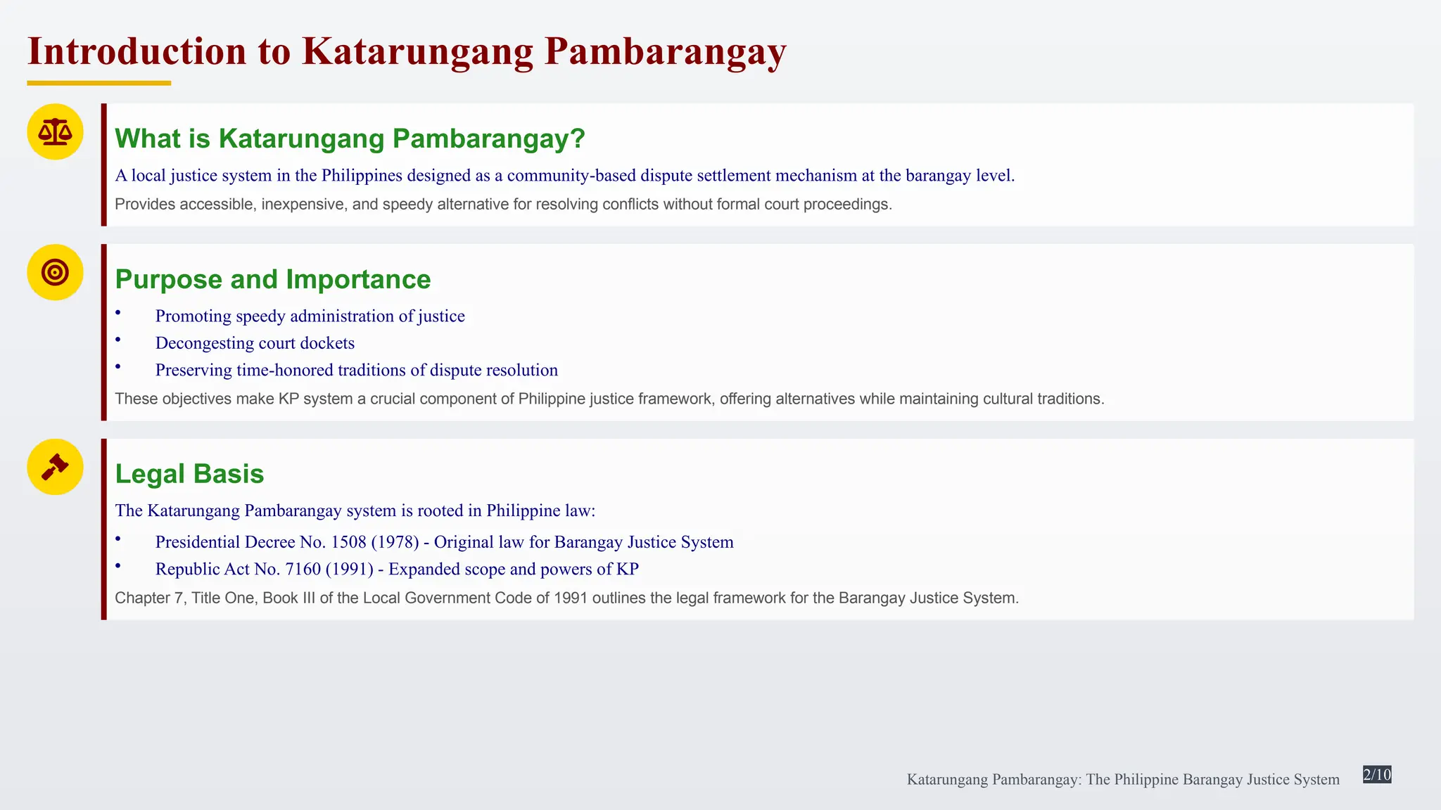 Katarungang Pambarangay_ The Philippine Barangay Justice System | PPTX