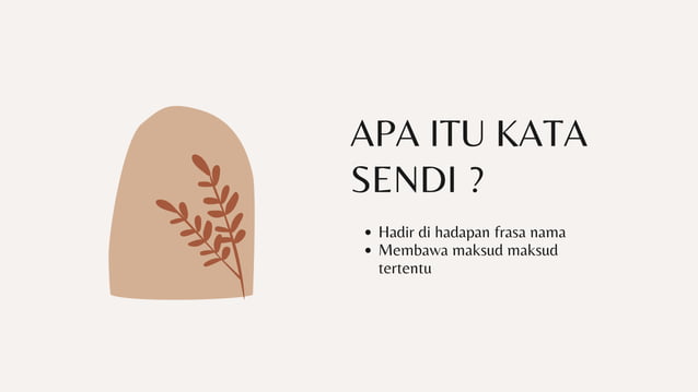 Kata sendi | PPT