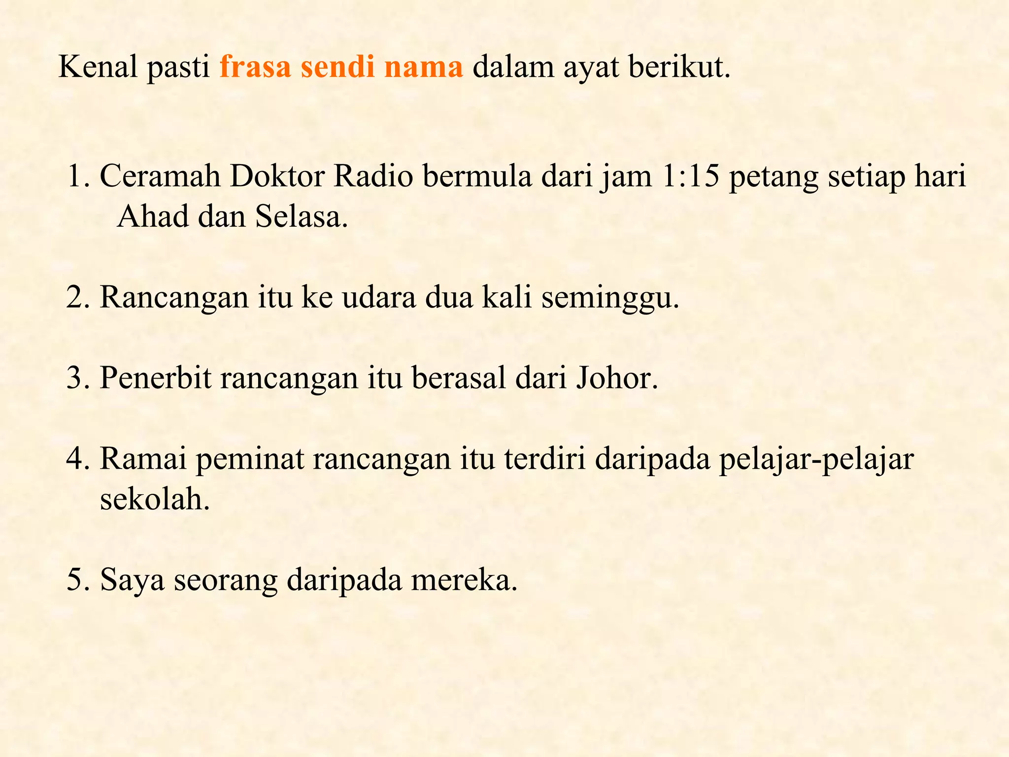 Kata Sendi Nama | PPT