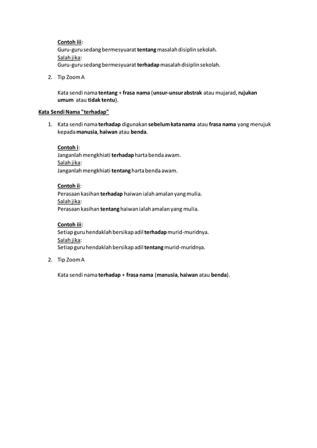 Kata sendi nama | DOCX