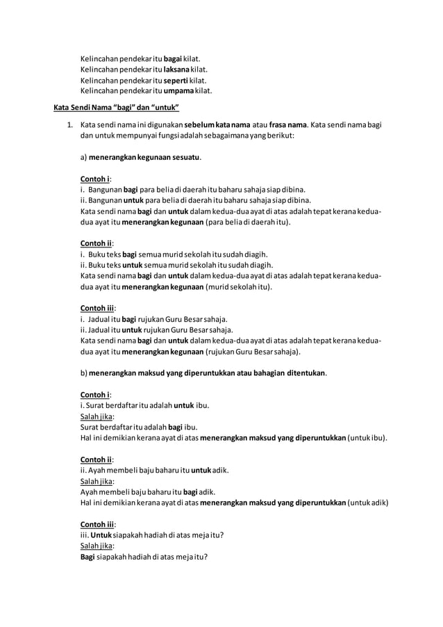 Kata sendi nama | DOCX