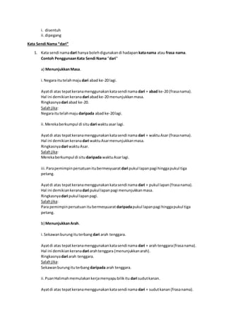 Kata sendi nama | DOCX