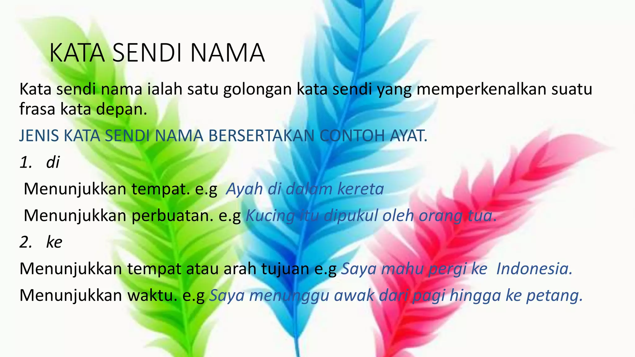 Kata sendi nama | PPTX