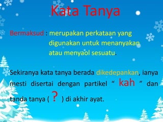 Kata tanya | PPTX