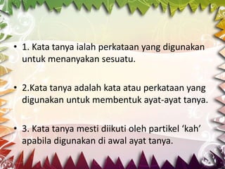 Kata tanya | PPT