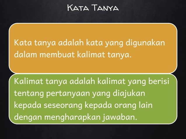 Kata tanya | PPT