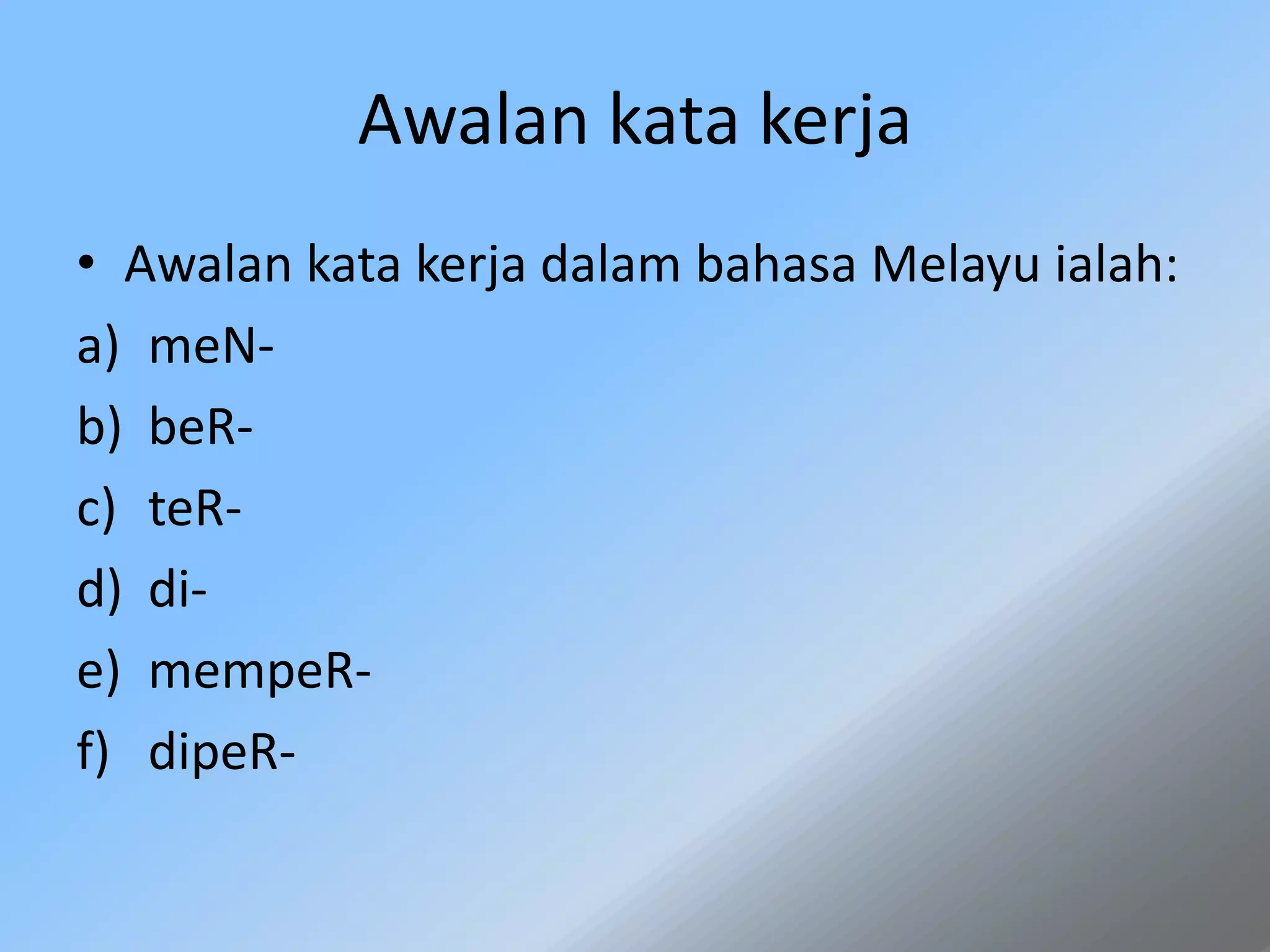 Kata terbitan | PPSX