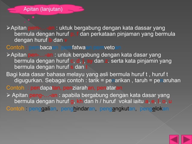 Kata terbitan | PPTX