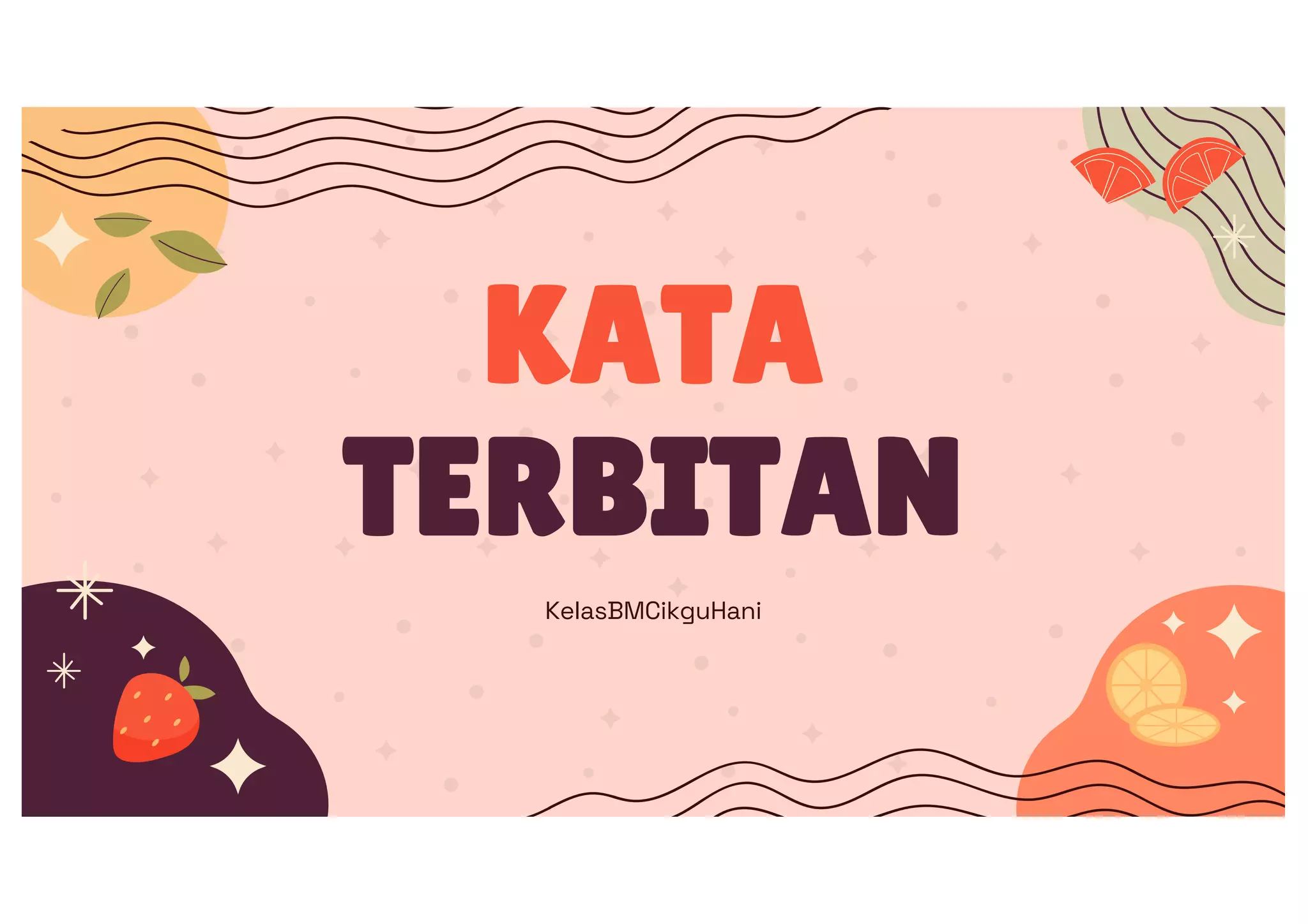Kata Terbitan | PDF