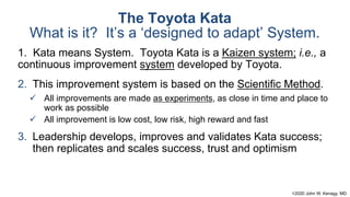 Adaptive Design Kata: An Improvement and a Leadership Kata (FINAL) | PPT