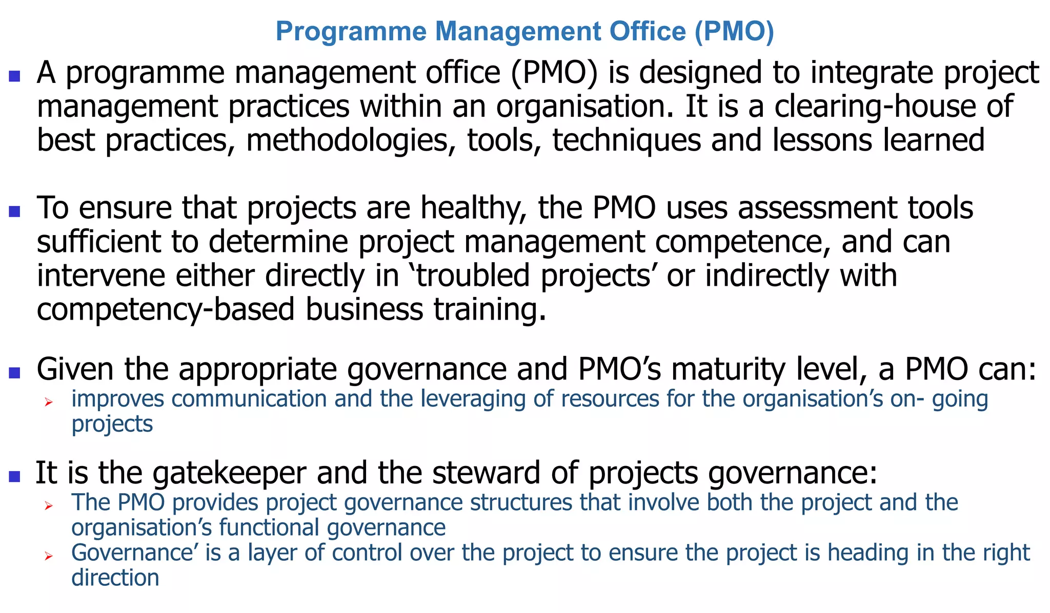 PMO Services- Katayoon Bamdad | PPT