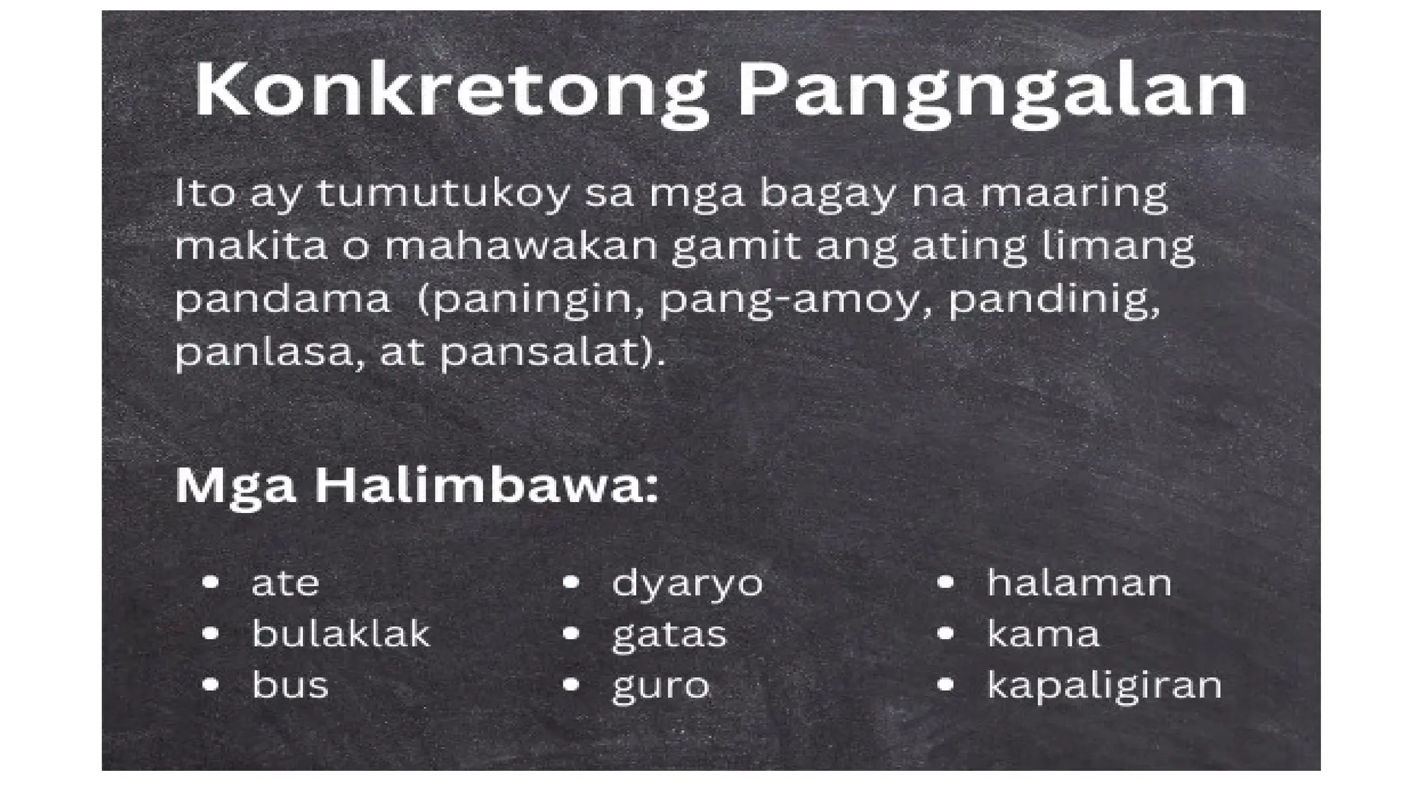 pangngalang Konkreto at di Konkreto sa Filipino 4 | PPTX