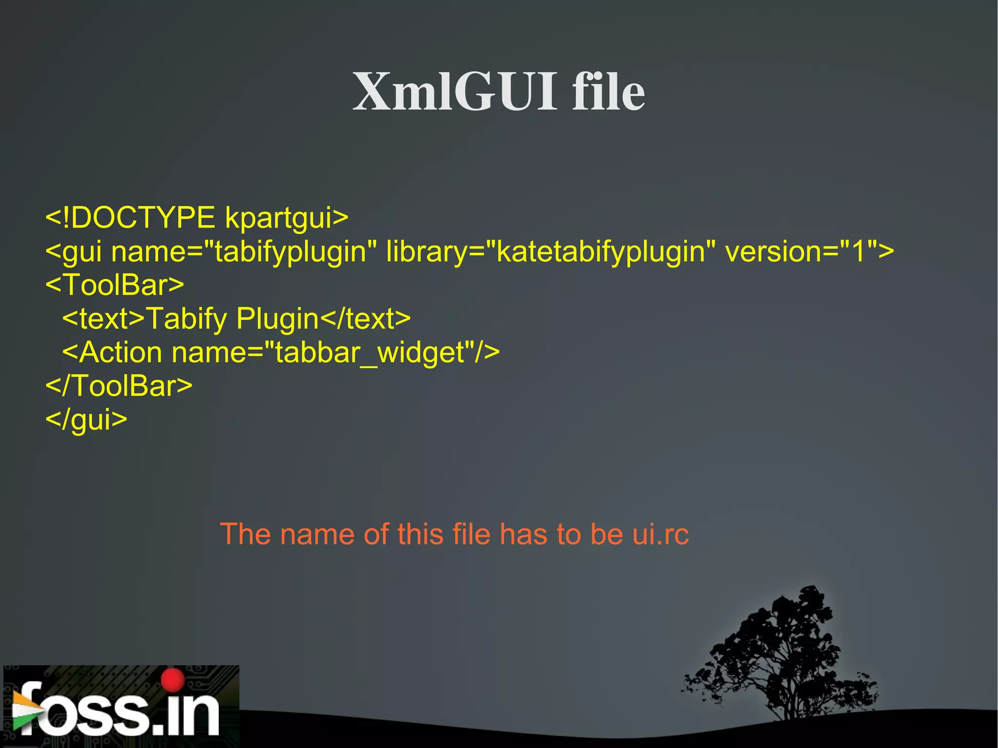 Writing plugins for Kate and enhancing Kate | PPT