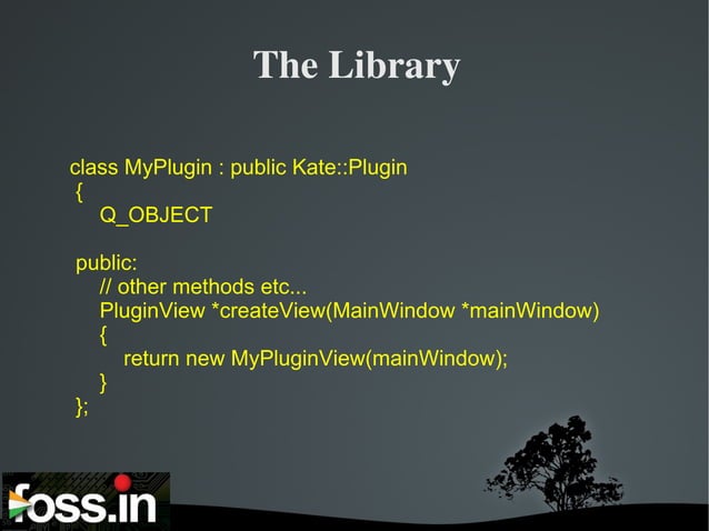 Writing plugins for Kate and enhancing Kate | PPT
