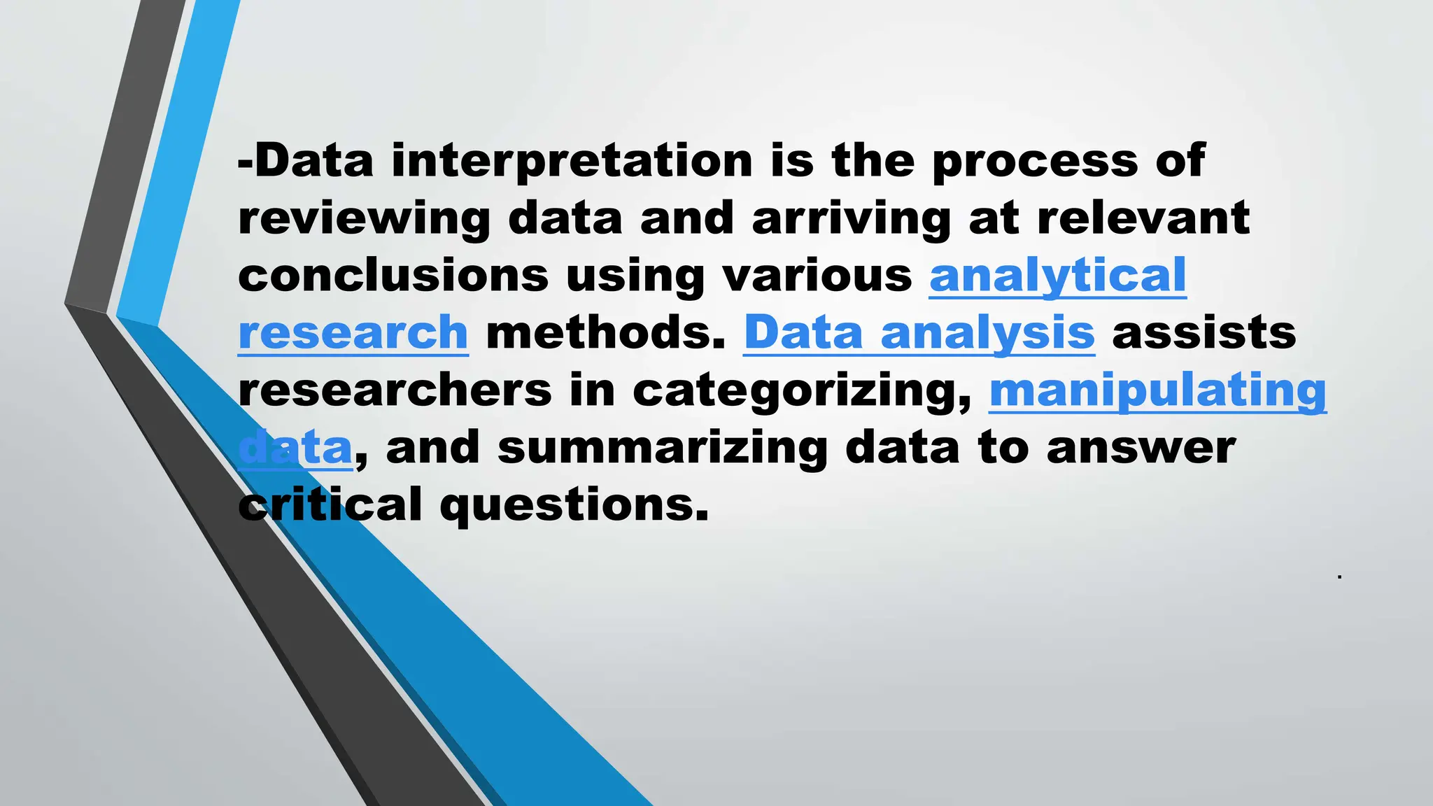 Chapter 3: Data Analysis or Interpretation of Data | PPTX | Information Services Industry ...