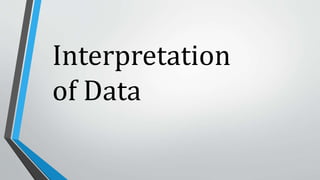 Chapter 3: Data Analysis or Interpretation of Data | PPTX
