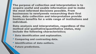 Chapter 3: Data Analysis or Interpretation of Data | PPTX | Information ...