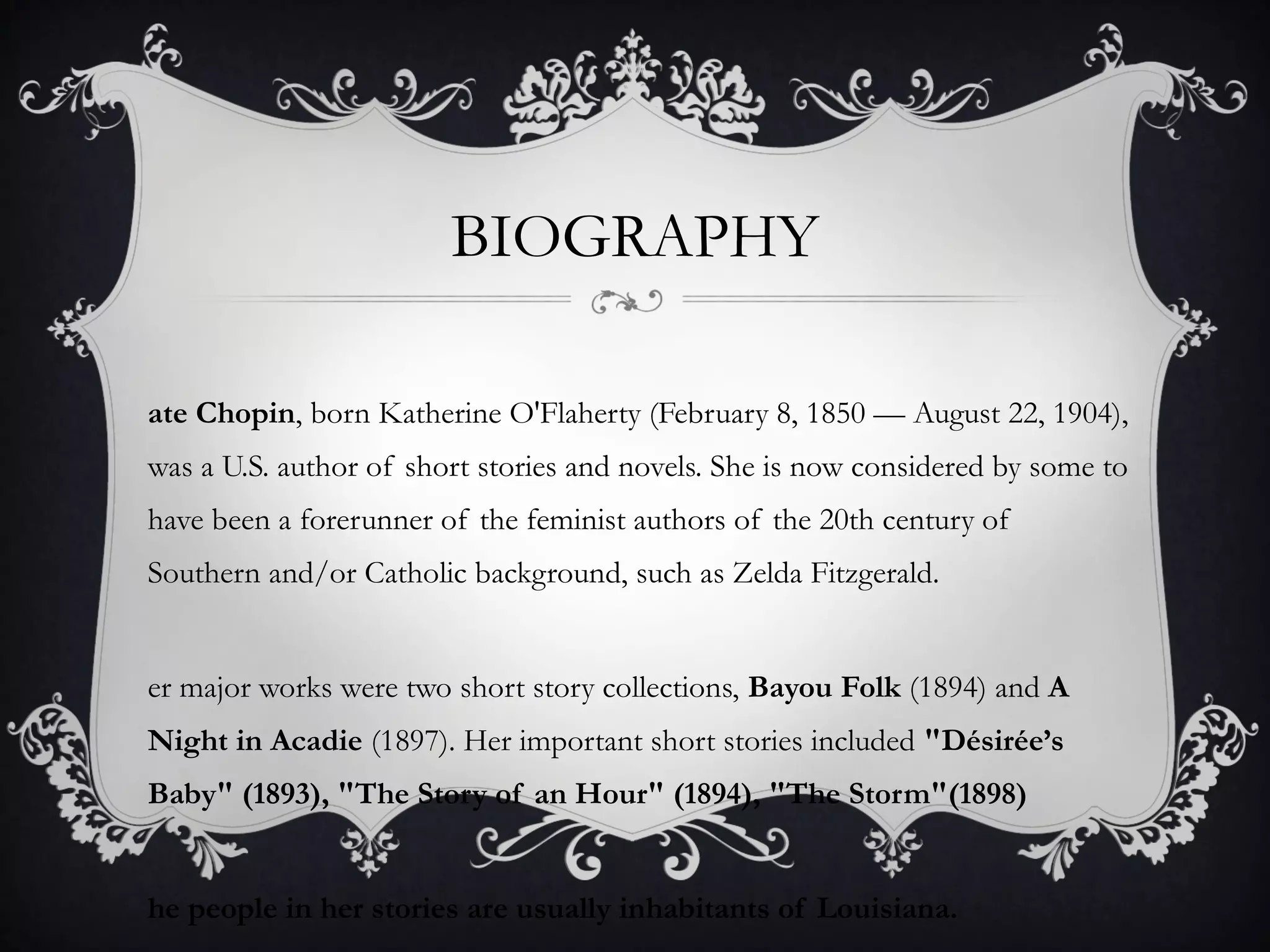 Kate Chopin | PPT