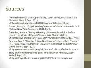 Kate Chopin Presentation (Revised Summer 2012) | PPTX