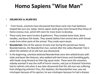 Kate early man ppt | PPT | Geology | Science