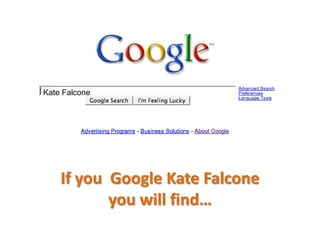 Kate falcone self reflection presentation | PPT