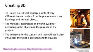 Sharing 3D Cultural Heritage | PPTX