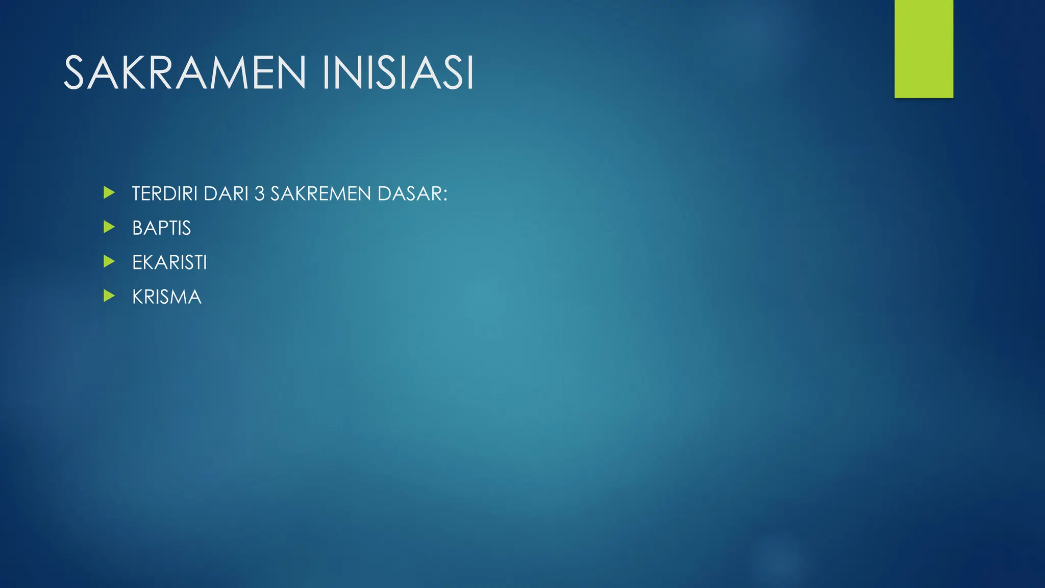 KATEKESE PERSIAPAN SAKRAMEN KRISMA pertemuan II | PPTX