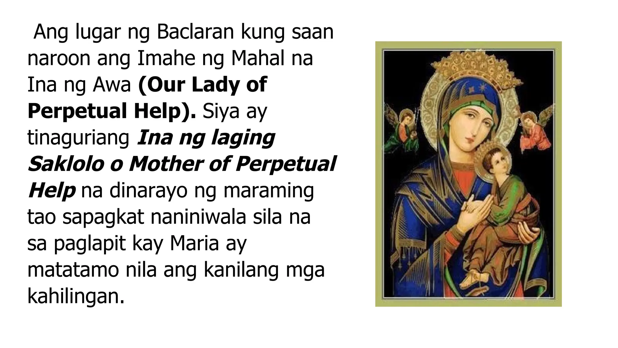 KATEKESIS for the Blessed Virgin Mary- all grades | PPTX