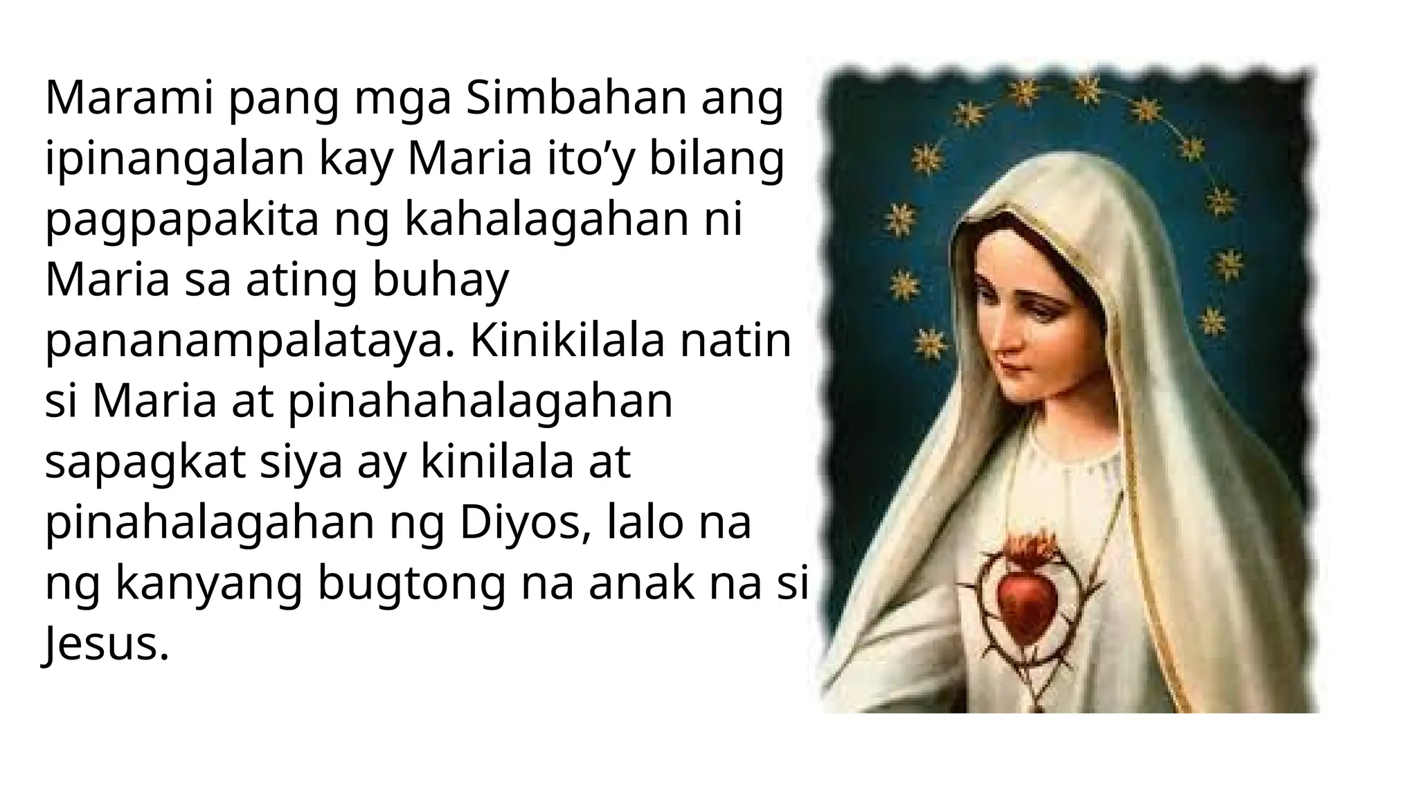 KATEKESIS for the Blessed Virgin Mary- all grades | PPTX
