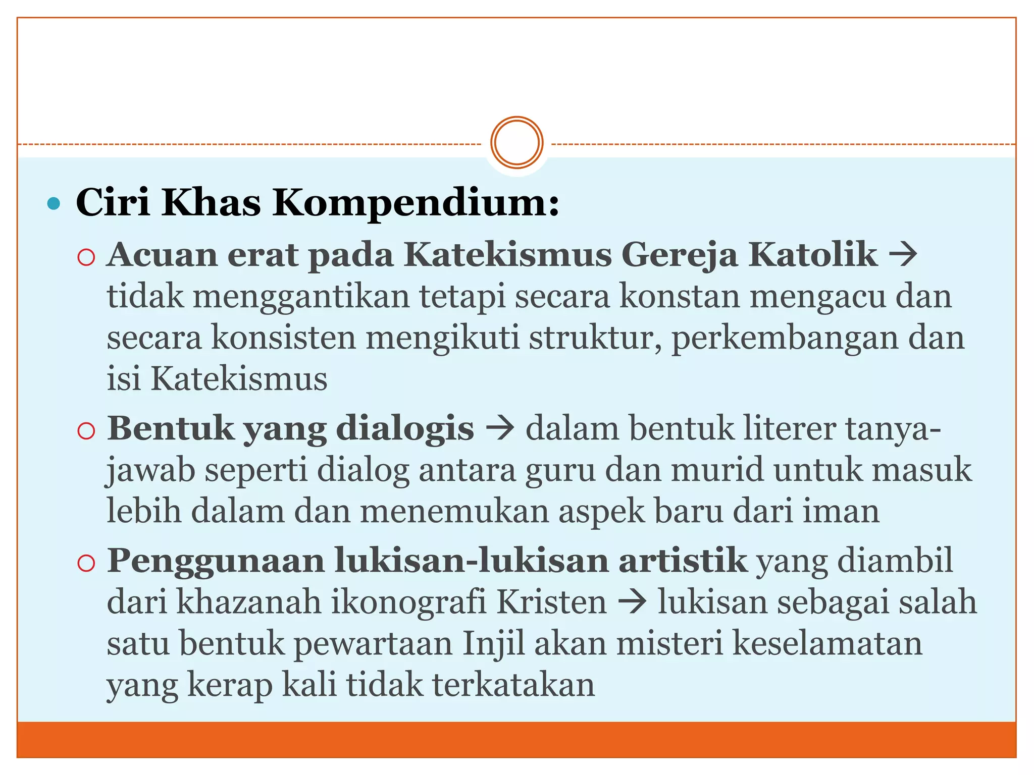 Katekismus Gereja Katolik (Kompendium) | PPTX