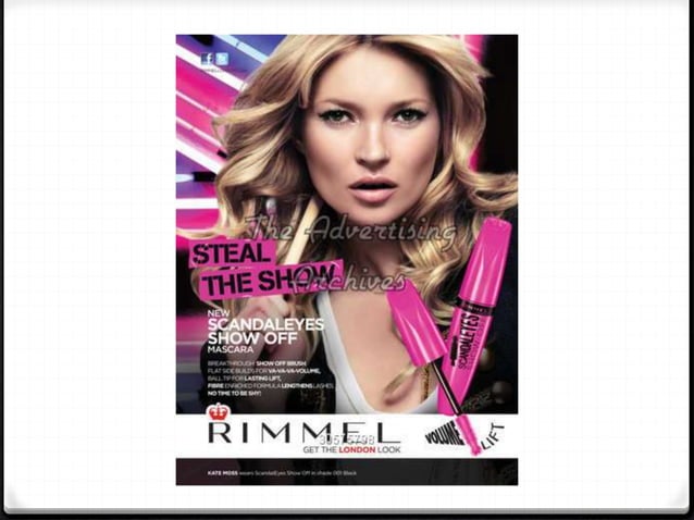 Rimmel campaign, Kate Moss | PPT
