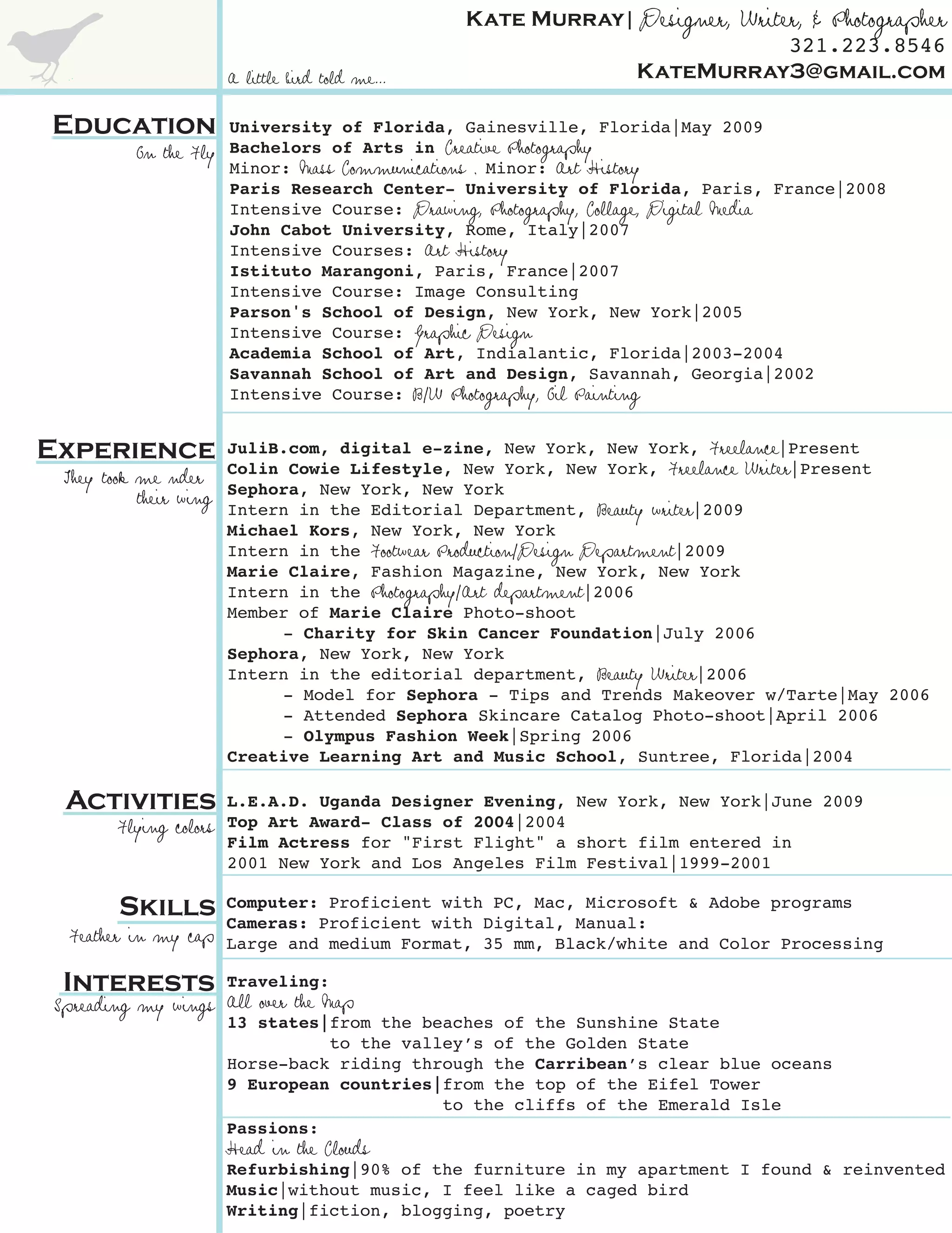 Kate Murray Resume | PDF