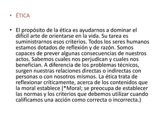 Ética y religión | PPTX